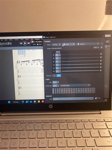 Gp7 Unable To Click ‘adjust The Fingering Button On Tuning Window