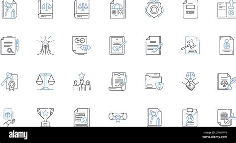 allowable line icons collection permissible acceptable legitimate