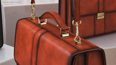 클래식 가죽 서류가방 브라운 3d 모델 39 3ds Blend C4d Fbx Max Ma Lxo Obj Free3d