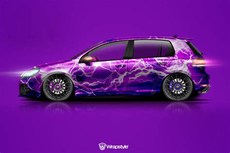 Volkswagen Golf Vii Gti Thunder Design Wrapstyle