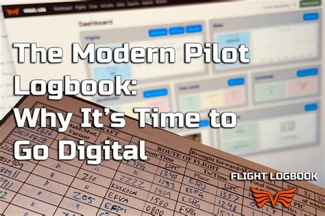 The Modern Pilot Logbook Why Its Time To Go Digital