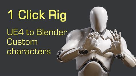 1 click rig unreal to blender characters conversion addon released