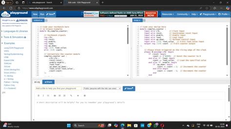 Rtl Verilog Digitaldesign Edaplayground Codingchallenge