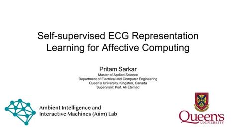 Self Supervised Ecg Representation Learning For Affective Computing Pdf