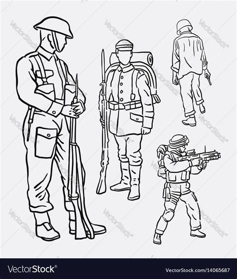 How To Draw A Army Soldier Englishsalt2