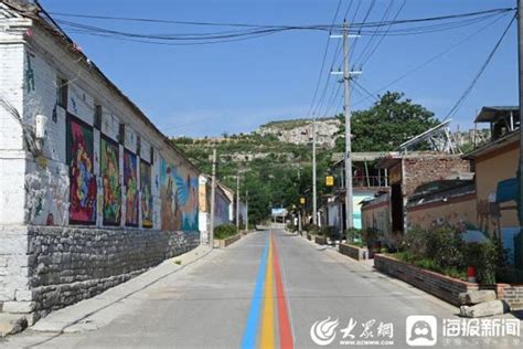 青州市邵庄镇：多彩墙绘 点“靓”美丽新村腾讯新闻