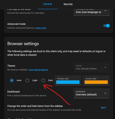 Dashboard Dark Mode Frontend Home Assistant Community