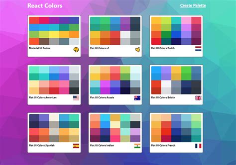 Github Guillaumeauger React Color Palette Generator Full React App Color Palette Generator