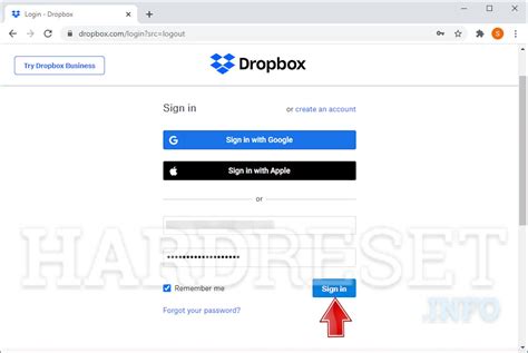 How To Log In To Dropbox How To Hardreset Info