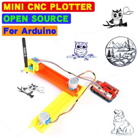 Diy Arduino Kit Grbl Diy Mini Cnc Router Hine Drawbot Pen Drawing Robot