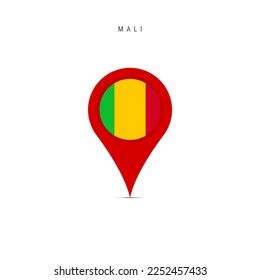 Teardrop Map Marker Flag Benin Dahomey Stock Illustration 2252457421 Shutterstock