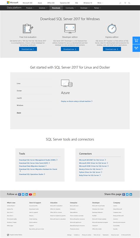 Microsoft Sql Server 不同系统版本支持和下载说明microsoftsqlserver依赖支持版本 Csdn博客
