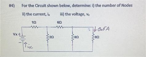 Solved For The Circuit Shown Below Determine I The Chegg Com
