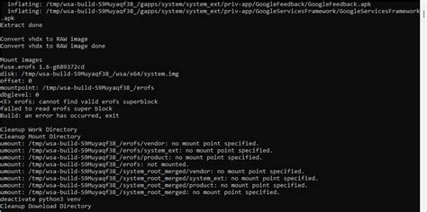 Bug Mount Images Cannot Find Valid Erofs Superblock · Issue 648