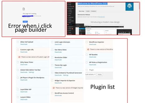 Wordpress中的erremptyresponse错误pagebuilder Wordpress Srcmini
