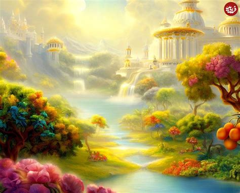 تصاویر بهشت از نظر هوش مصنوعی چه شکلی است؟