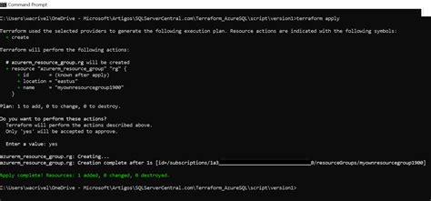 Database Deployment With Terraform The Basics Sqlservercentral