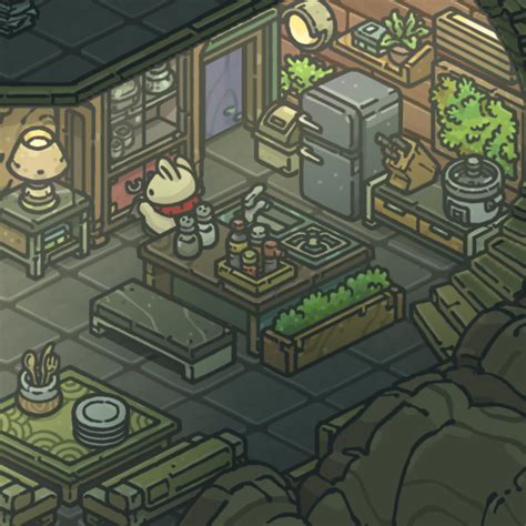 My Kitchen Set Up ️ I Added A “door” On The Wall So It Looks Like I