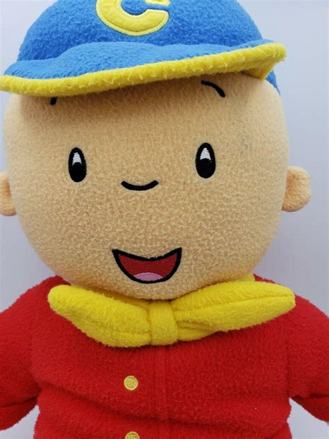Vintage Caillou Plush Large 24 Cuddle Buddy Doll Toy Pbs Cartoon