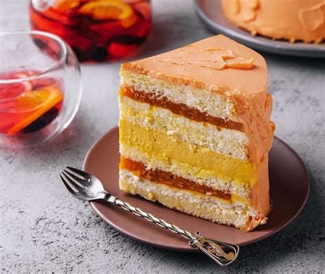 Premium Photo Delicious Mango And Passion Fruit Mousse Cake Premium Photo Delicious Mango And Passion Fruit Mousse Cake