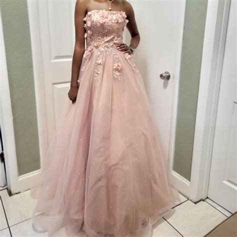 Ladivine Dresses Rosegold Cinderellastyle Prom Dress Poshmark