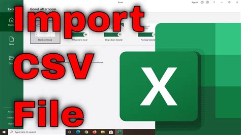 How To Import Csv File Into Microsoft Excel 2025 Guide Youtube