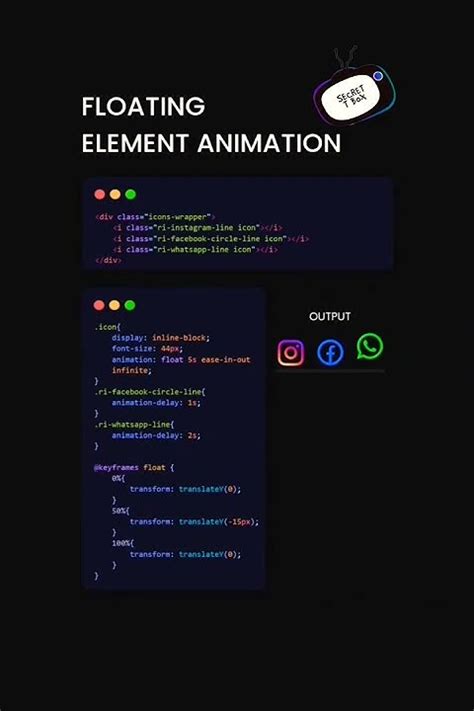 Floating Element Animation Using Css And Html Shorts Animation Htmlcss Codes Youtube