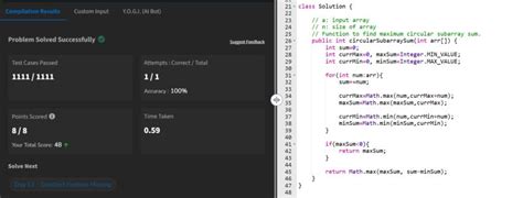 Gfg160 Geekstreak2025 Dsa Kadanealgorithm Circularsubarray Java
