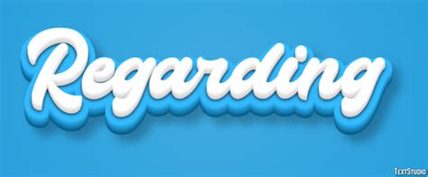 Regarding Text Effect And Logo Design Word