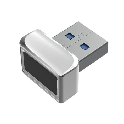 USB Fingerprint Reader Windows Hello Dongle Module For Windows And Above Systems Silver