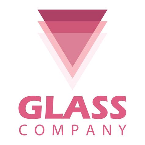 Premium Vector Vector Glass Logo Illustration