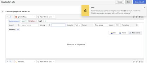 alerting run query randomly fails in the grafana managed alert rule form · issue 39995