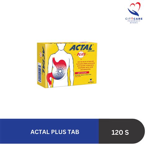 Actal Plus Tab 120s Mycityhealth Sdn Bnd 970596 W