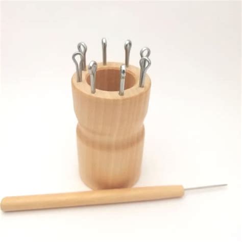 Wood Knitting Spool Doll Etsy