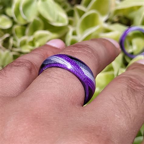Asexual Pride Ring Asexual Resin Ring Etsy