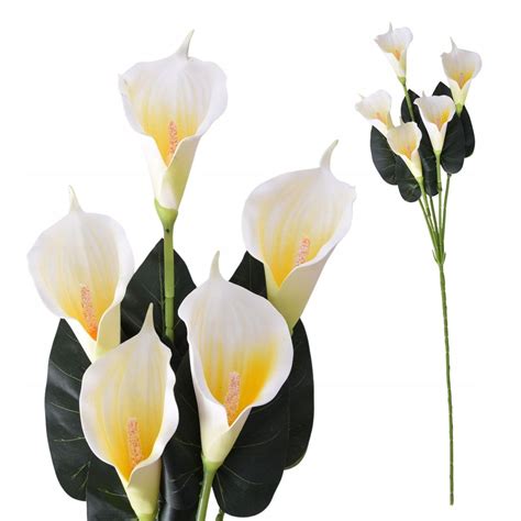 Kalia Kala Kalie Bukiet Sztuczne Kwiaty Jak Żywe 85cm 231428555 Erlipl