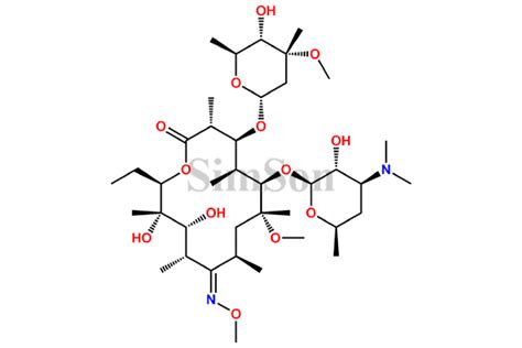 Clarithromycin Ep Impurity G Cas No 127182 44 9 Simson Pharma Limited
