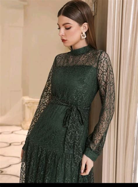 Rochie Verde Eleganta Rochie Verde Dantela 180 130 Lei Gabriela Boutique