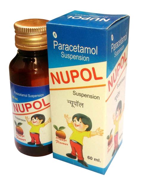 Nupol Paracetamol Oral Suspension Ip Packaging Type Boxbottle