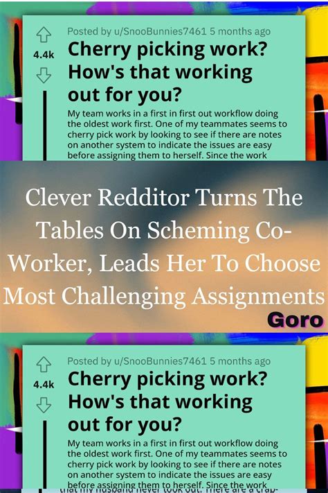 Clever Redditor Turns The Tables On Scheming Co Worker Leads Her To