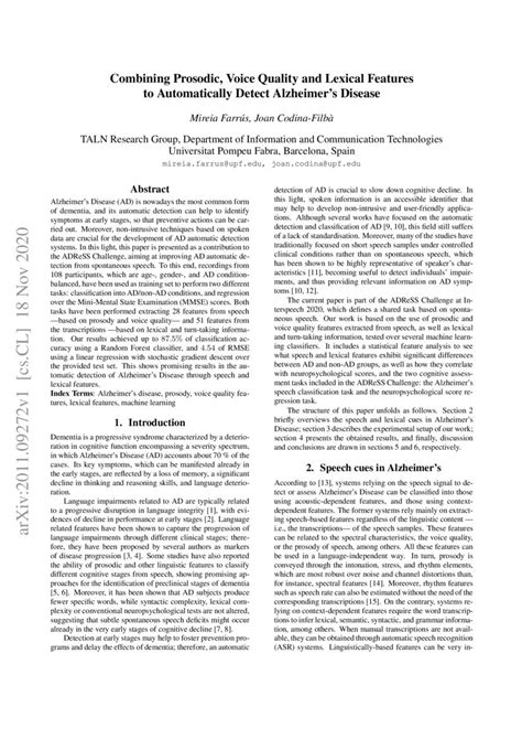 Combining Prosodic Voice Quality And Lexical Features To Automatically Detect Alzheimers