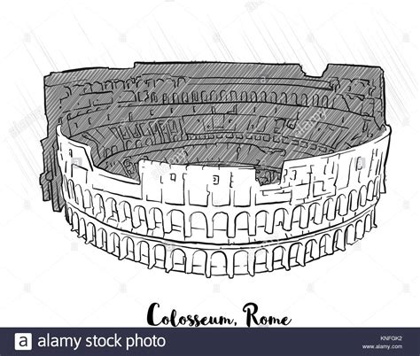 Colosseum Rome Drawing At Explore Collection Of