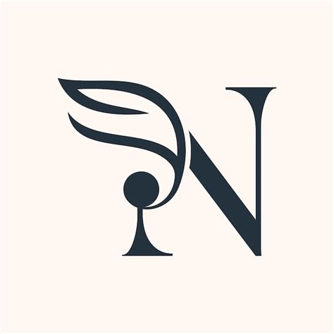 Premium Vector Cosmetic Beauty Spa Massage Wedding Logo Letter N