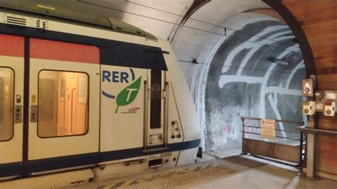 Rer E Mi2n Z22500 Eole Idf En Gare De Hausmann Saint Lazare Youtube