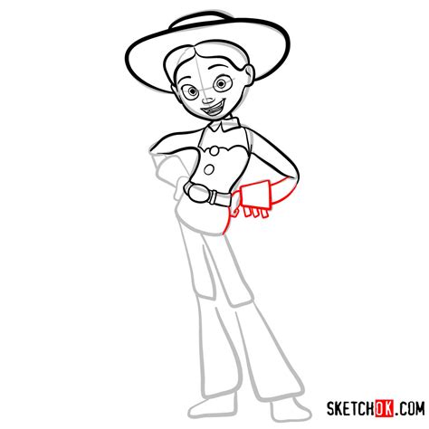 How To Draw Jessie From Toy Story 2 Cowgirl Tutorial