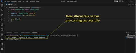 How To Check Any Country Alternative Names Using Python DevOps Freelancer