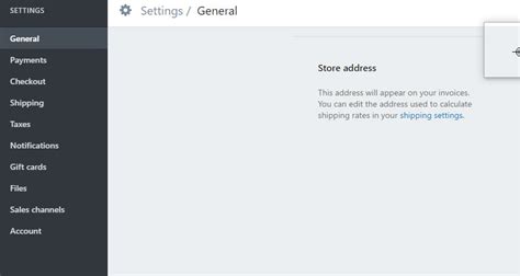 Setting Up Shopify Store Settings