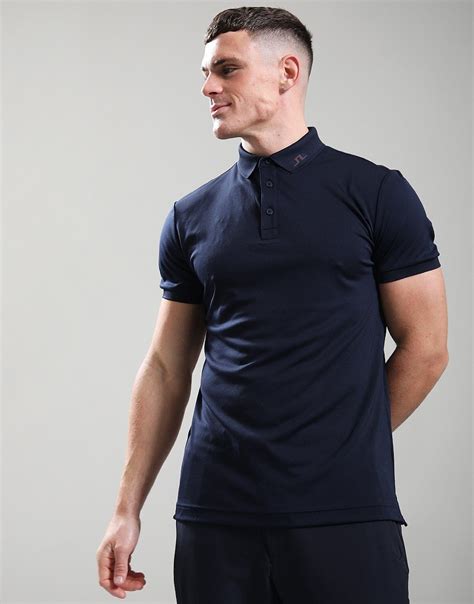 Jlindeberg Kv Print Polo Shirt Jl Navy Terraces Menswear