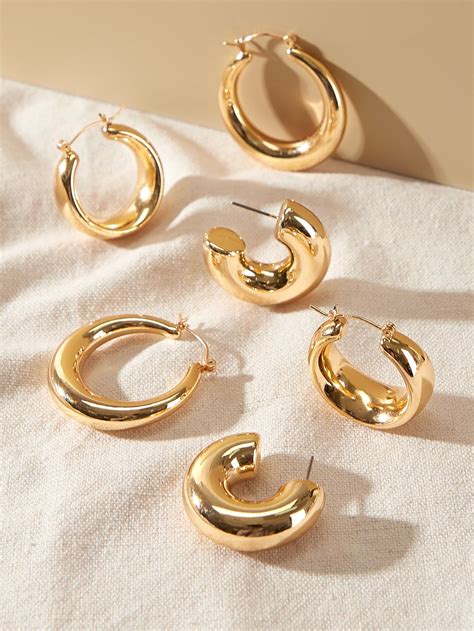 Gold Chunky Hoop Earrings 18k Gold Filled Thick Gold Hoop Etsy Artofit