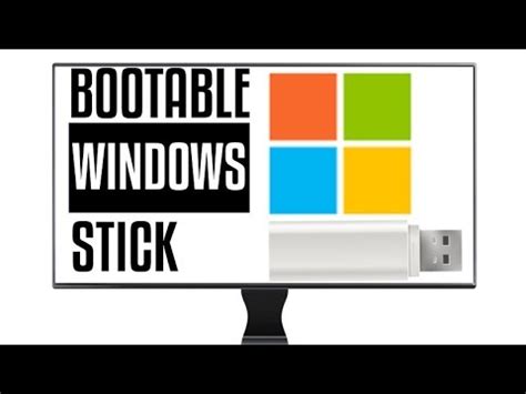 Create A Bootable Windows Usb Stick Youtube